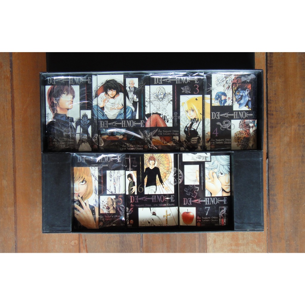 หนังสือการ์ตูน Boxset Vol. 1 Death Note Pocket Edition เดธโน๊ต เล่ม 1-7 ...