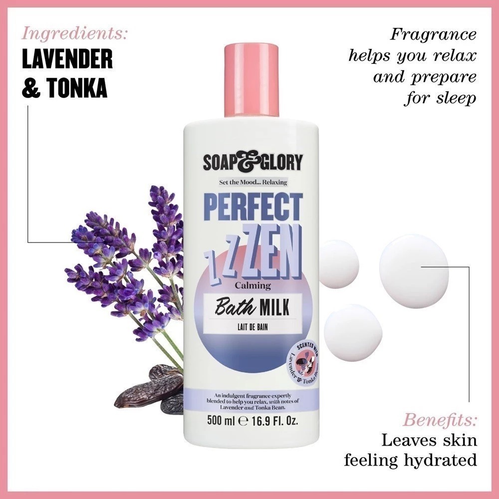 Soap & Glory Perfect Zen Bath Milk โซฟ แอนด์ กลอรี่ เพอร์เฟ็ค เซ็น ครีม ...
