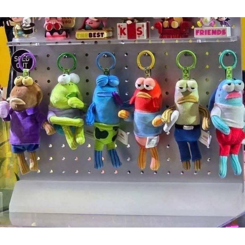 พร้อมส่ง-แบบจุ่ม ใช้โค้ด30ได้ Popmart Gong Frog Secret Agent key chain ...