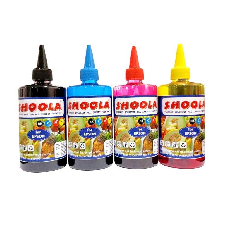 หมึกเติม SHOOLA Inkjet Refill For Epson เกรดพรีเมี่ยม สำหรับเติมเครื่อง ...