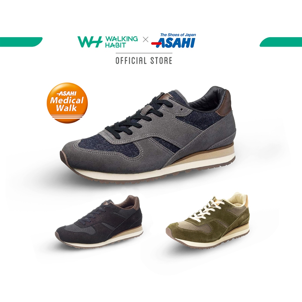 Asahi Medical Walk (Men's) รองเท้าสุขภาพเซฟเข่า เดินหมื่นก้าวก็ไม่ปวด ...