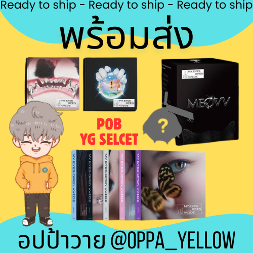 (พร้อมส่ง) อัลบั้ม MY EYES OPEN VVIDE 1st EP ALBUM - MEOVV JELLY PAW/MEOVV/PHOTOBOOK POB YG ...