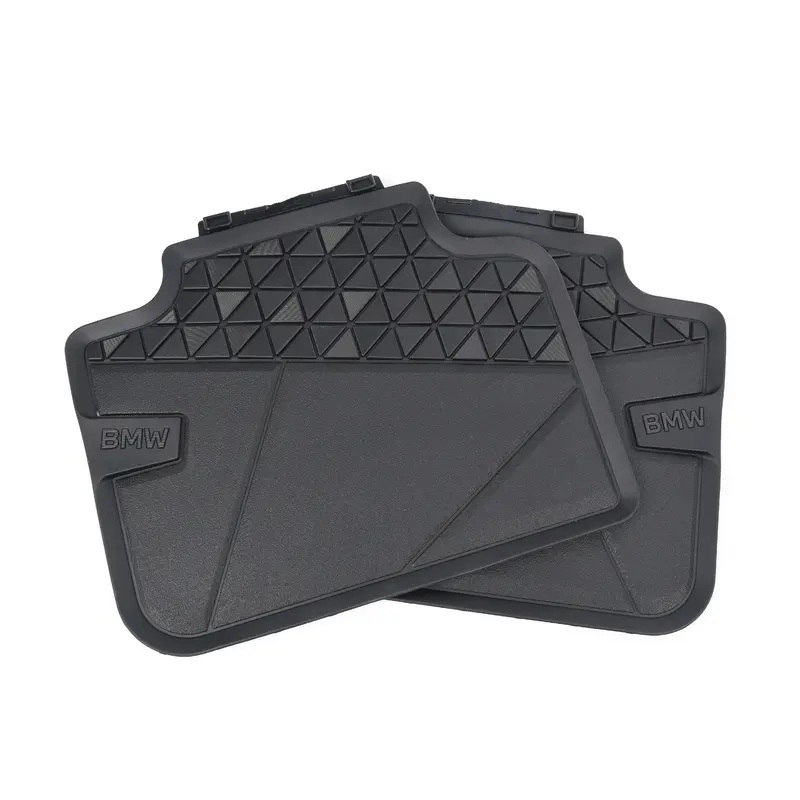 ผ้ายางปูพื้นด้านหลัง BMW Rubber floormat set "All weather" black rear ...