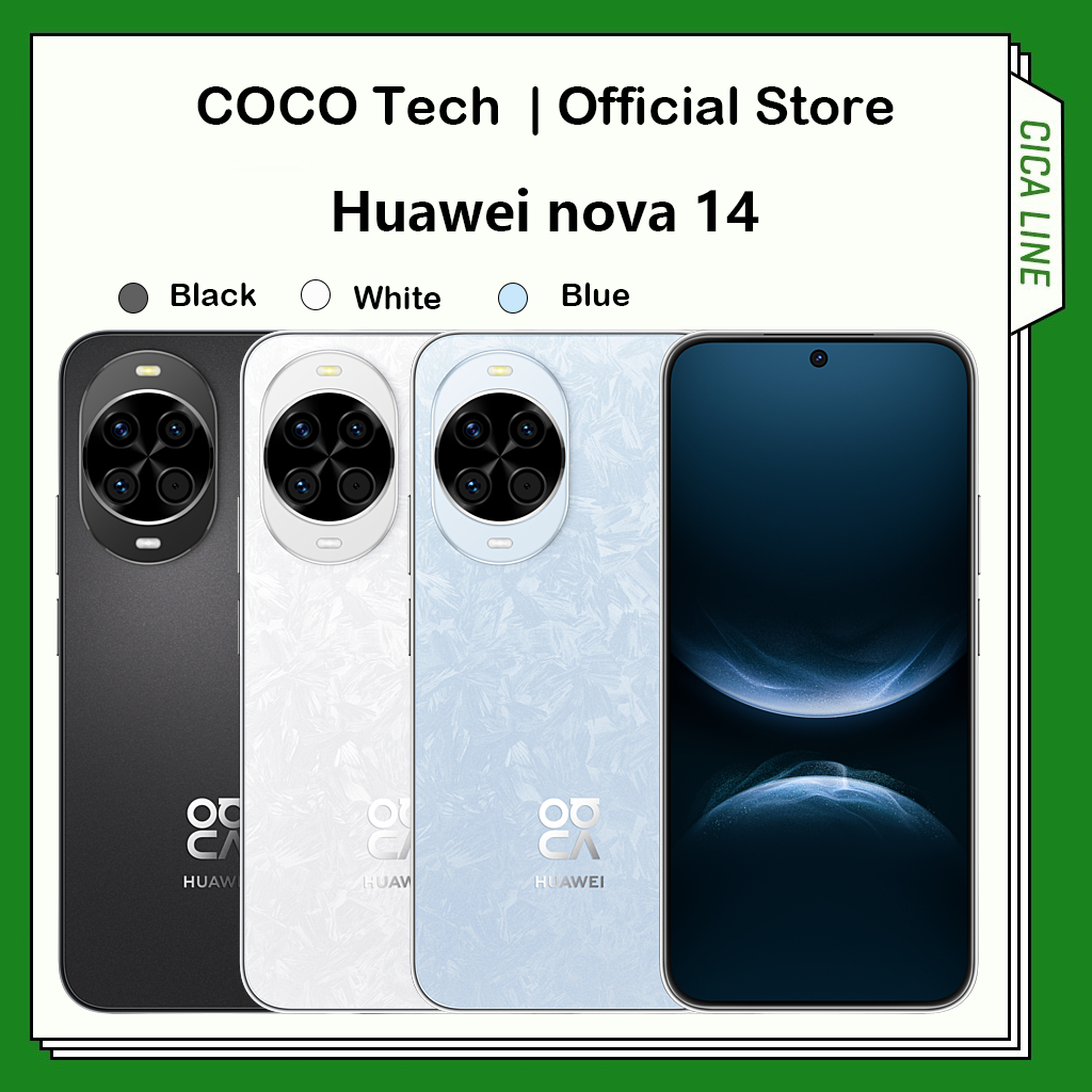 Huawei nova 14 HarmonyOS 5.0 6.7 inch OLED Screen 5500mAh Battery ชาร์จเร็ว 100W | Shopee Thailand