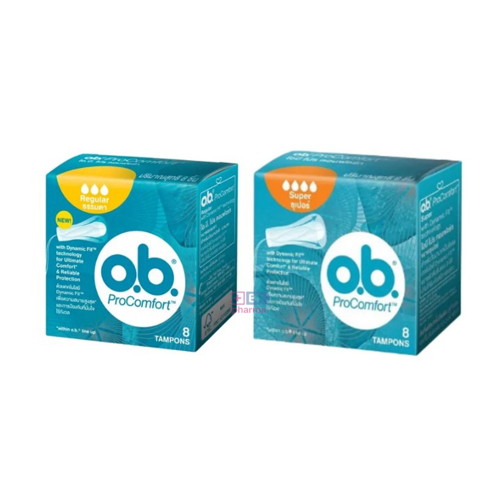 O.B. ผ้าอนามัย แบบสอด ProComfort ผ้าอนามัยแบบสอด Regular ปกติ / Super ...