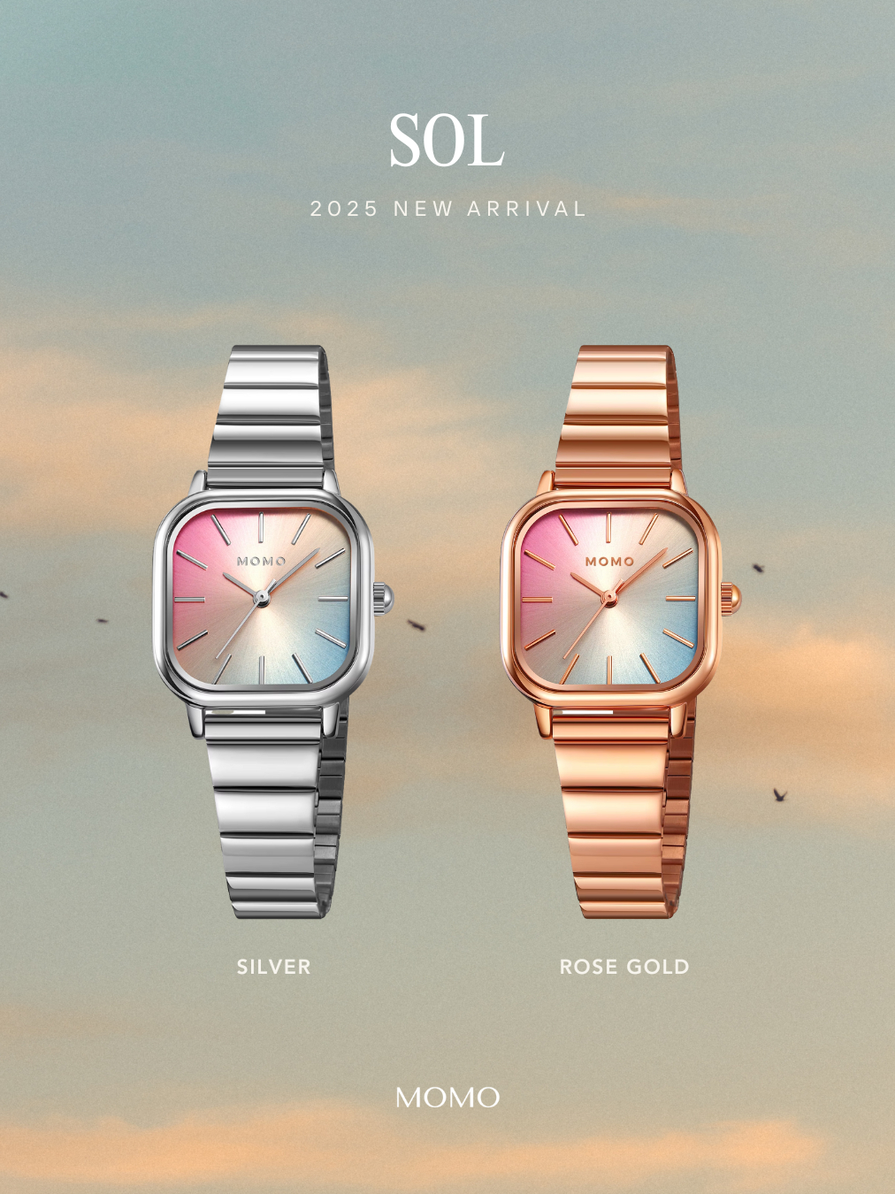 MOMOWATCH - SOL - Women's Watch - นาฬิกาข้อมือผู้หญิง ปรับสายเองได้ตาม ...