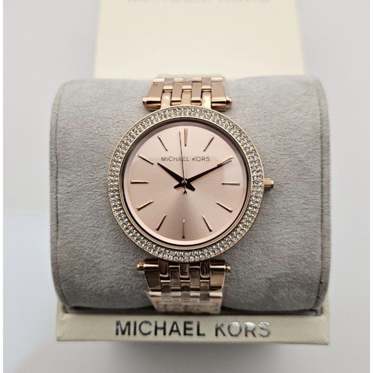 MICHAEL KORS Darci Rose Gold Stainless Steel Watch MK3192 | Shopee Thailand