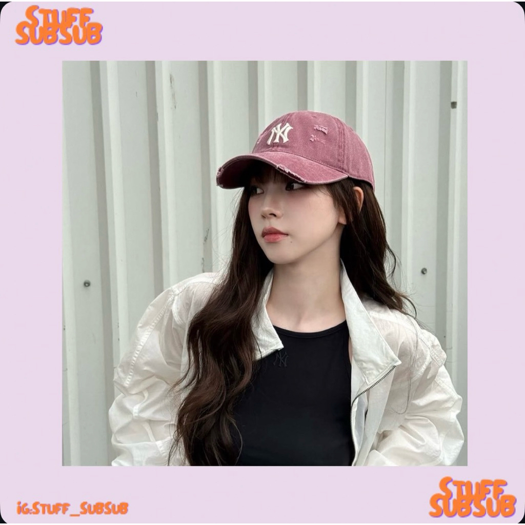 พร้อมส่ง/ของแท้ Karina x MLB Korea SS25 cap | Shopee Thailand