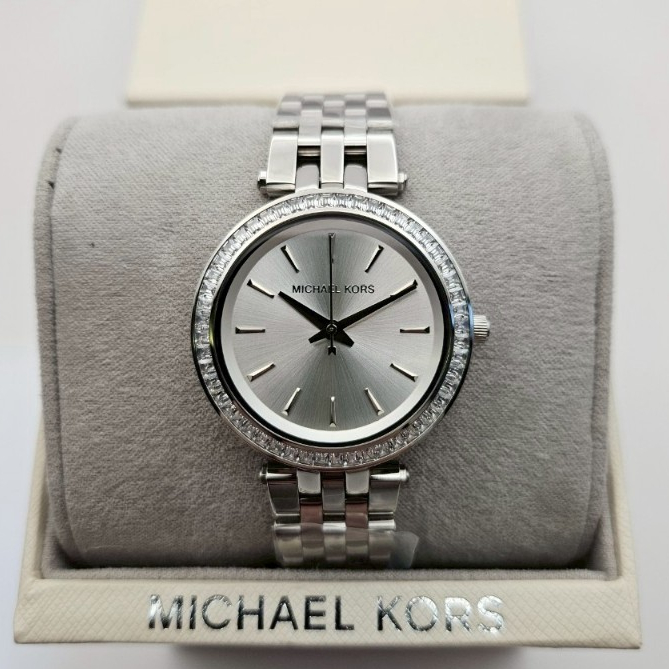 MICHAEL KORS Darci Silver Dial Watch MK3364 | Shopee Thailand