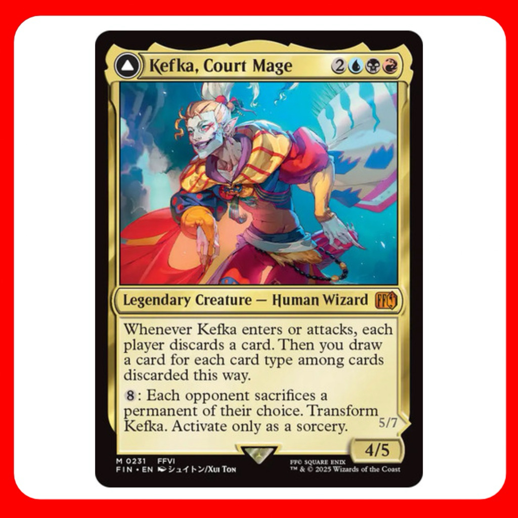 [MTG] Kefka, Court Mage [FIN] [MULTI] [MYTHIC] [NORMAL] [ENG] (การ์ดเม ...