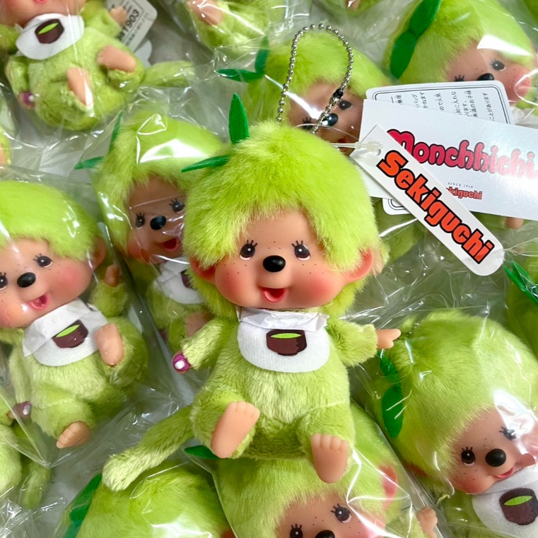 ของแท้ 100% Monchhichi Keychain Boy Green Tea Matcha - มอนชิชิชาเขียว ...