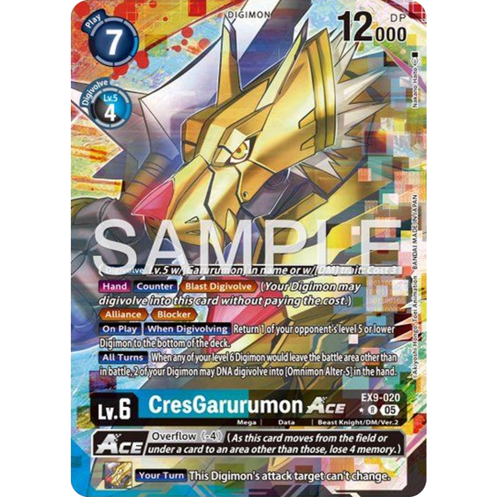 [Digimon] CresGarurumon EX9-020 PA Digimon Card การ์ดสะสมดิจิม่อน ร้านDDN | Shopee Thailand