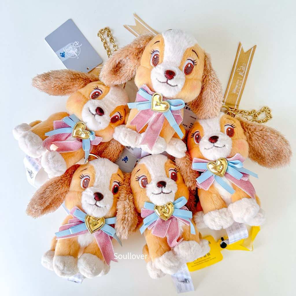 พร้อมส่ง • พวงกุญแจ Lady and the tramp Keychain disney store พวงกุญแจ ...