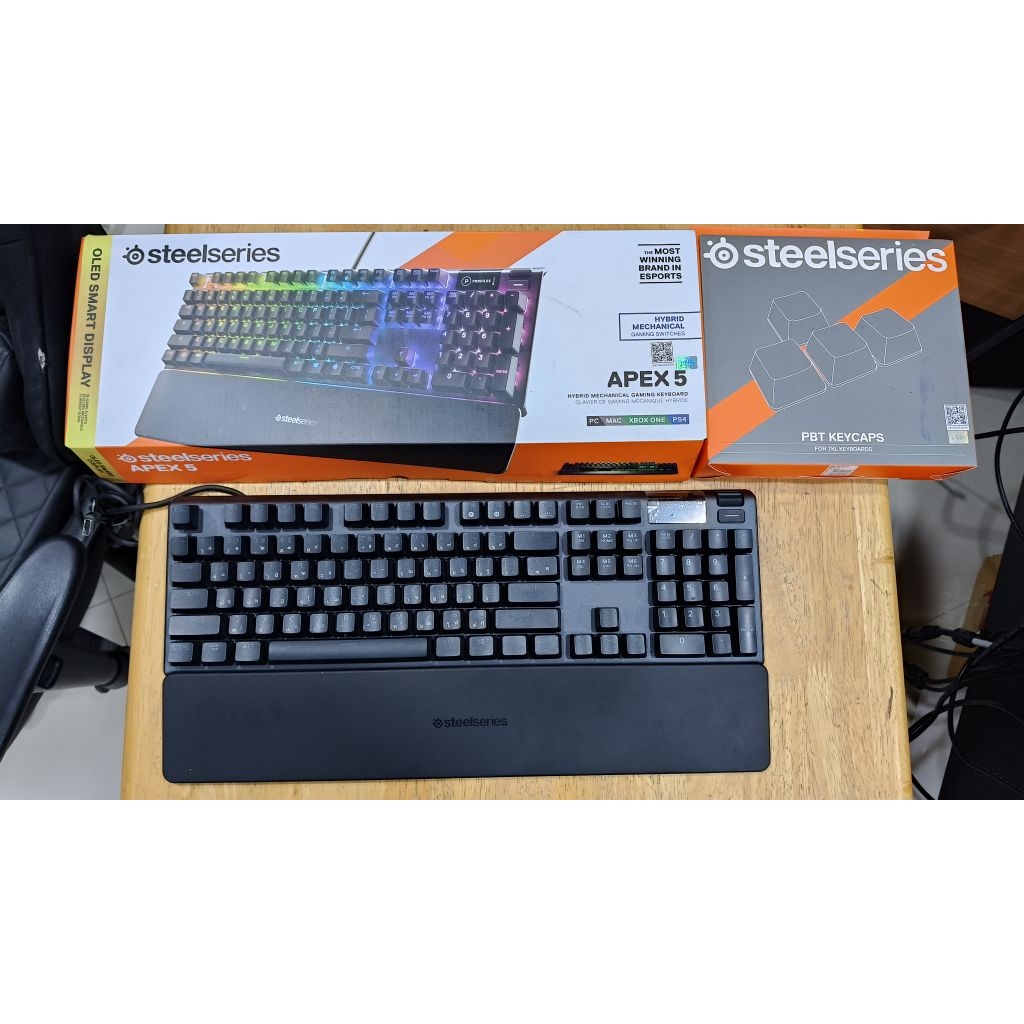 KEYBOARD (คีย์บอร์ด) STEELSERIES APEX 5 key ไทย | Shopee Thailand