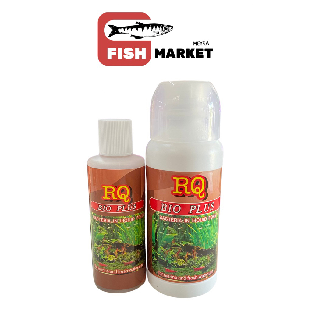 RQ BIO PLUS - แบคทีเรียย่อยสลายของเสีย เศษอาหารในตู้ปลา ทำให้น้ำใสสะอาด ...