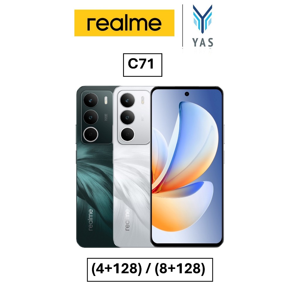 [New]realme C71 [4+128 / 8+128] |ทนทานระกับ Military grade จอแสดงผล 120 hz กันน้ำกันฝุ่น ...