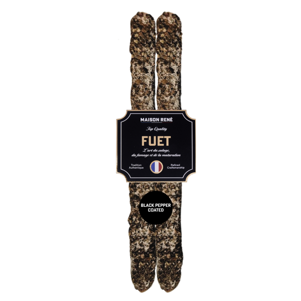 Fuet Black Pepper Coated 70g ไส้กรอกหมูฟูเอตเคลือบพริกไทยดำ | Shopee ...