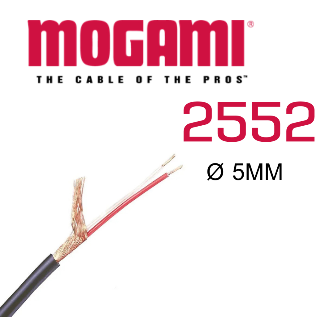(ราคาต่อ1เมตร)Mogami 2552 สายสัญญาณXLR เส้นเล็ก | Shopee Thailand