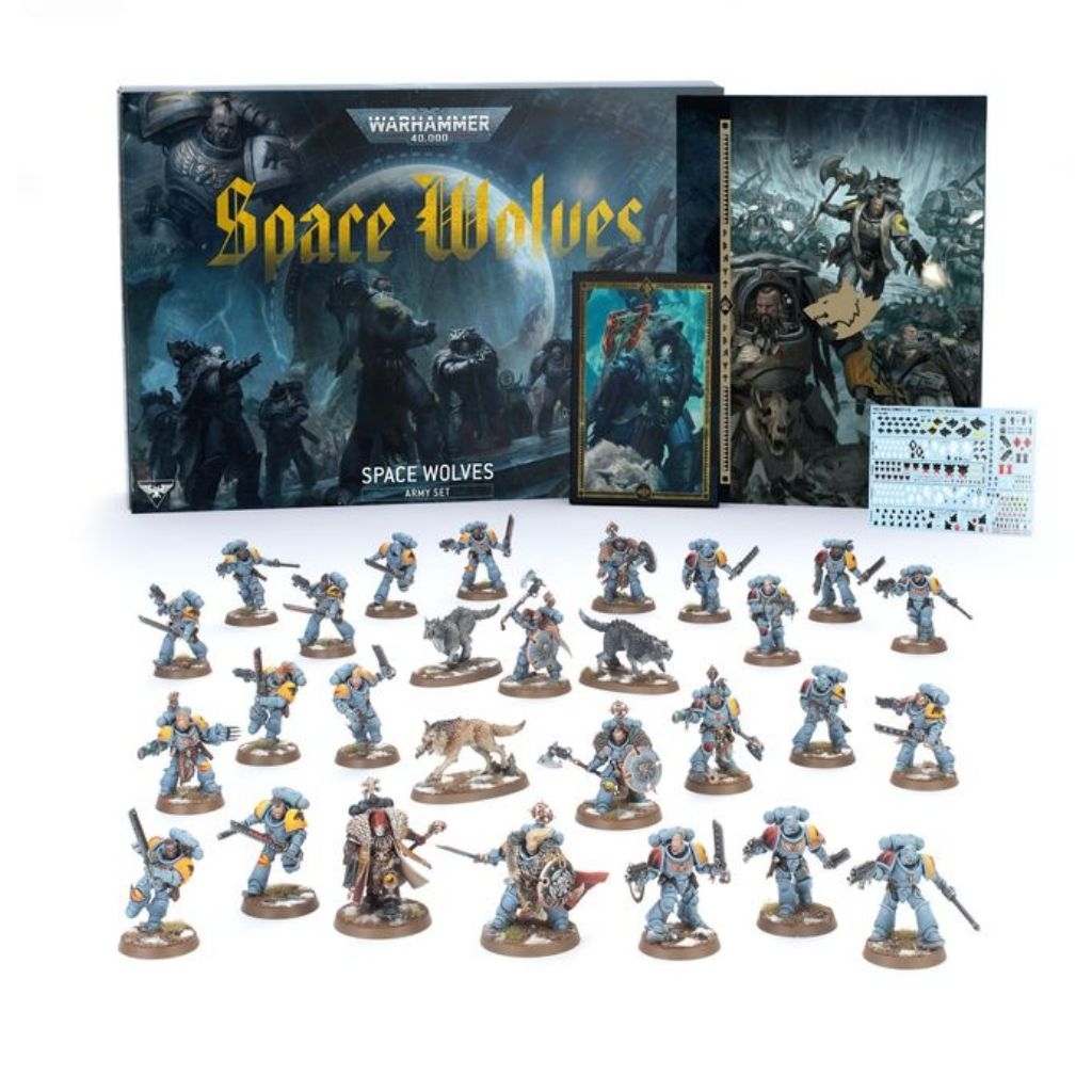 พร้อมส่ง Warhammer 40k: Space Marines: Space Wolves: Space Wolves Army ...