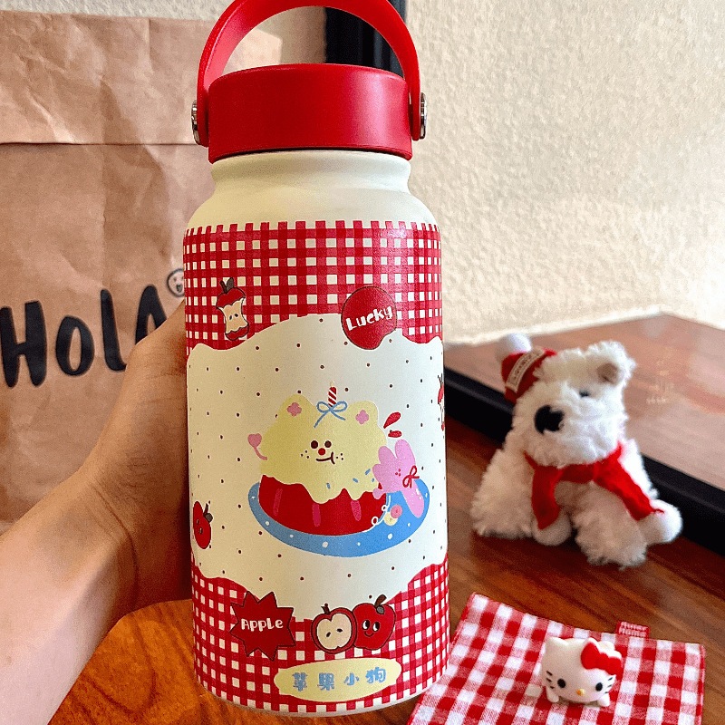 Sipsation Cup แก้วน่ารัก900ml แก้วเก็บความร้อนลายการ์ตูน มีให้เลือก 2 ขนาด ความจุ แบบพกพา316 ...