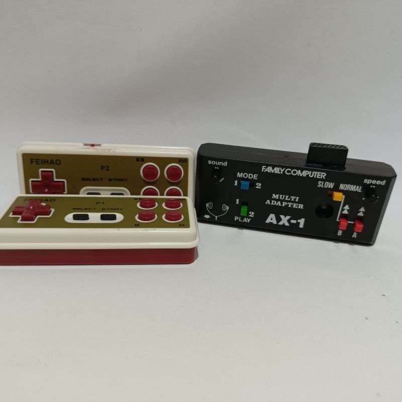 จอยไรสาย 2.4Ghz สำหรับ Famicom Nintendo และ Famicom AV ตัวรับสัญญาณ ...