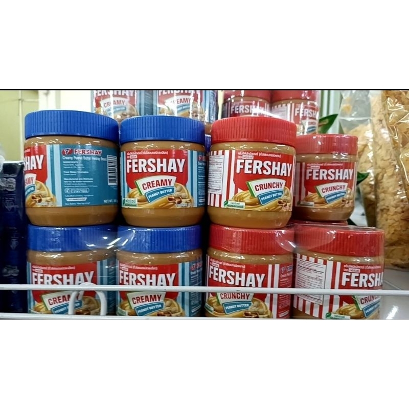 เนยถั่ว FERSHAY ขนาด 340 กรัม ครีมมี่พีนัตบัตเตอร์ ราคาเปิดตัวสินค้า ...