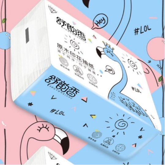 กระดาษทิชชู่ กระดาษเช็ดหน้าแบบห่อ เนื้อเนียน นุ่ม เช็ดมือ กระดาษเช็ดมือ 210แผ่น x 3ชั้น รุ่น ...