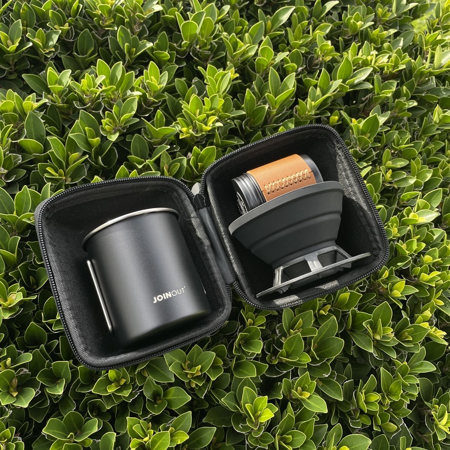 JOINOUT V1 (M) Hard case Travel set Silicone Dripper เซ็ตกาแฟพกพา ...
