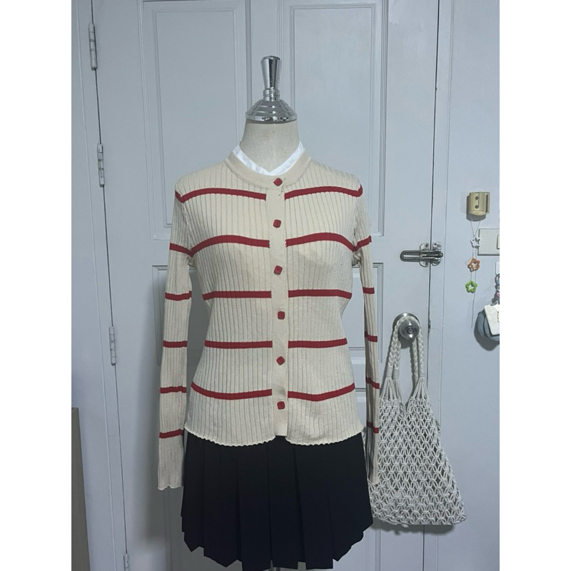 เสื้อคาดิแกน เสื้อคลุม มือสอง ใส่ไปเรียน ใส่ไปทำงาน pk06 | Shopee Thailand