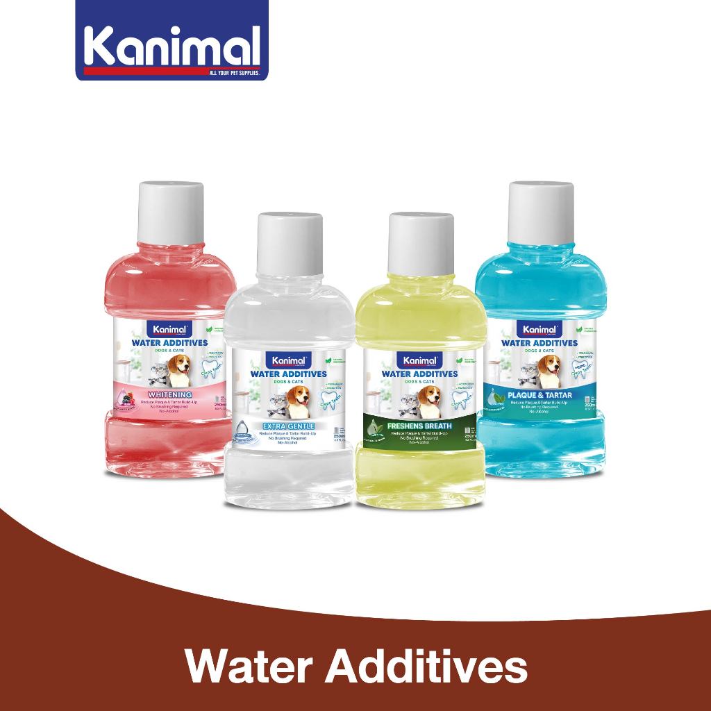 Kanimal Water Additives น้ำยาบ้วนปากสำหรับสุนัขและแมว บรรจุ 250 มล. มี ...