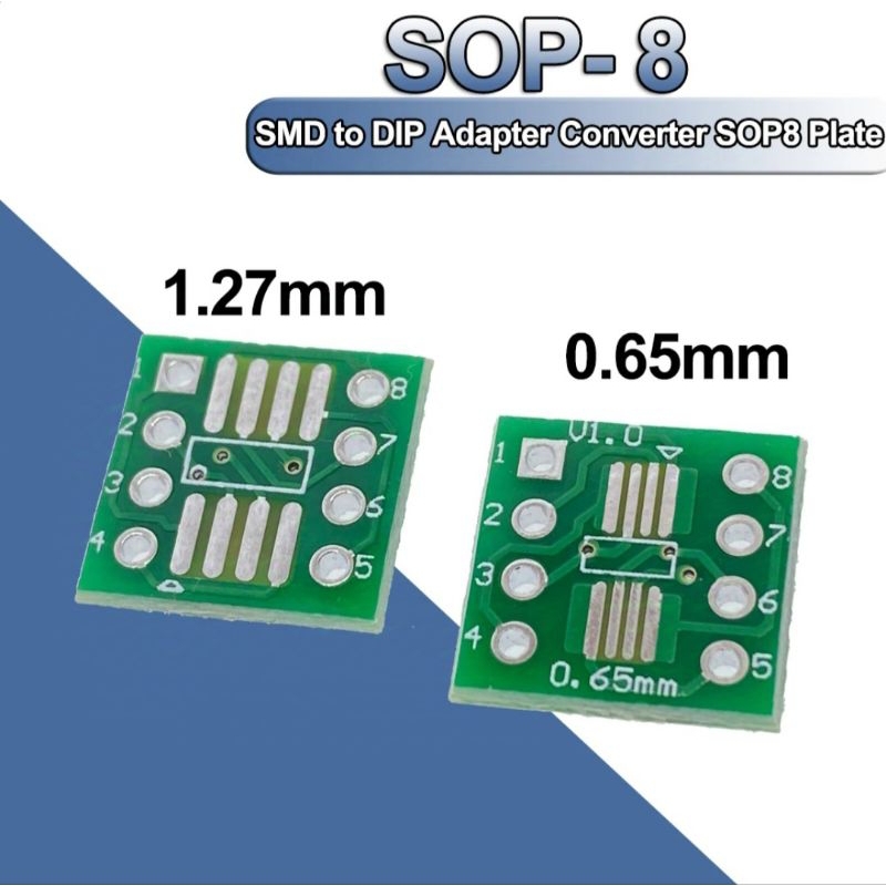 อะแดปเตอร์ แปลง SOP8 SOIC8 SSOP8 TSSOP8 เป็น DIP8 | Shopee Thailand