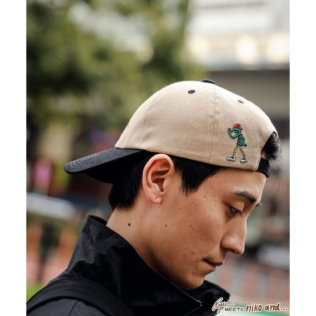 [Ryu Ambe] Collaboration cap (Beige, Olive) | Shopee Thailand