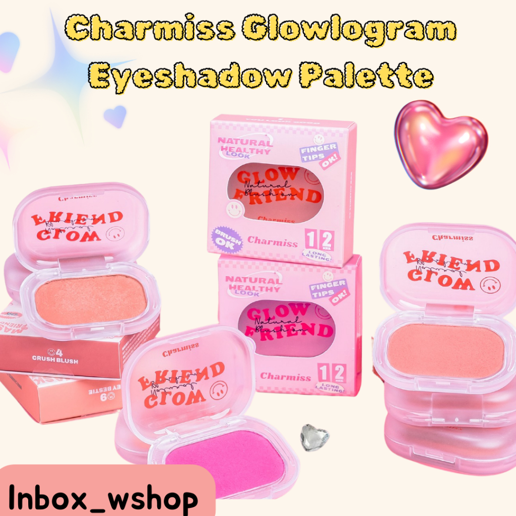 (พร้อมส่ง-ส่งไว 100%) Charmiss Glowfriend Natural Blush On 4g | Shopee ...