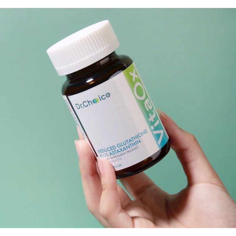 (ลดสุด 50% เมื่อซื้อผ่าน video)Dr.choice Vitaox reduced glutathione ...