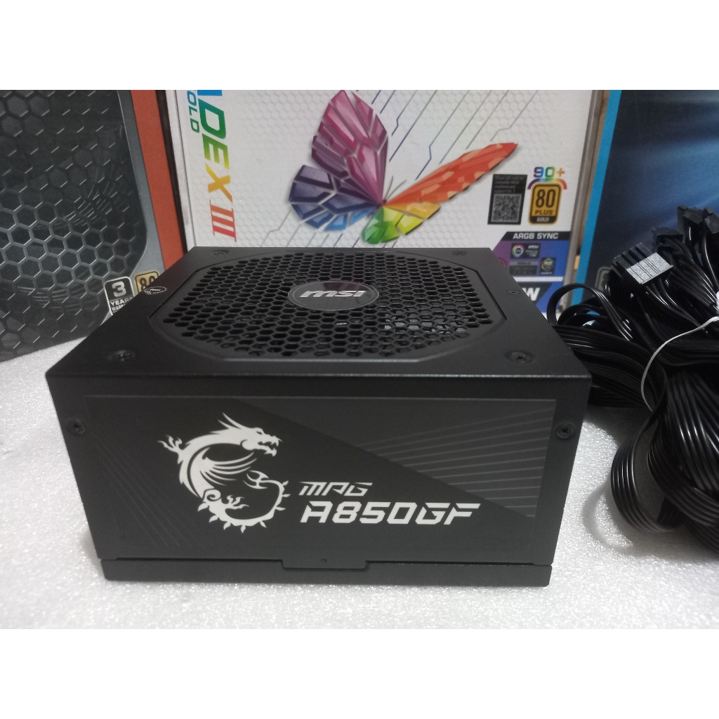 PSU สภาพสวยประกันถึง 07-2031 MSi MPG-A850GF 850W 80+Gold มือ2 / power ...