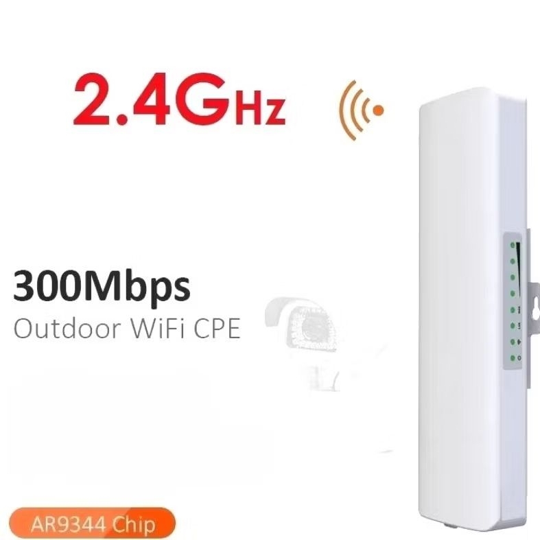 Outdoor CPE Router Access Point 2.4G 300Mbps Dual 14dBi WI-FI Antenna ...