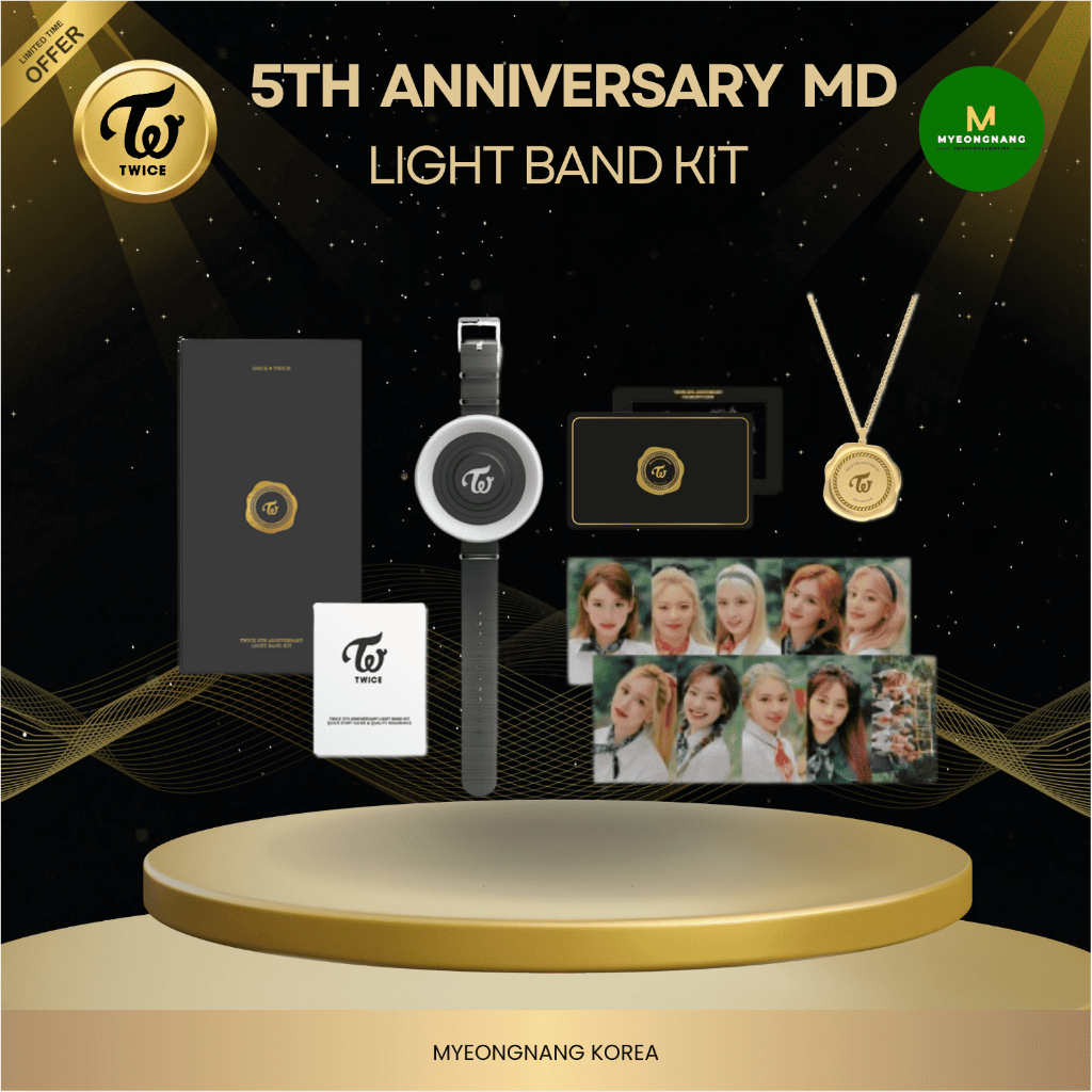 [TWICE] พร้อมส่ง Light Band Kit / 5th Anniversary MD ไลท์แบรนด์ แท่งไฟ ...