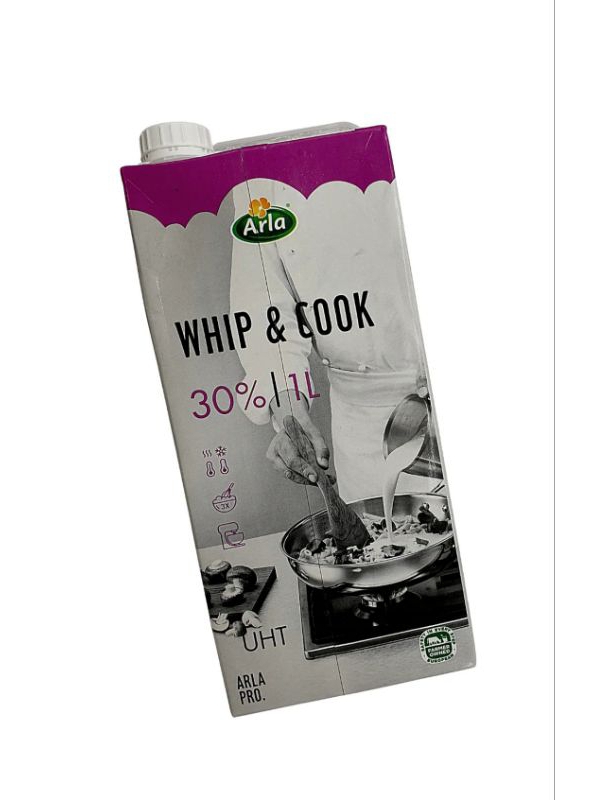 ARLA WHIP & COOK CREAM 30%/1L (BBF: 12/24) - อาร์ลา วิปปิ้งครีม 30% 1 ...