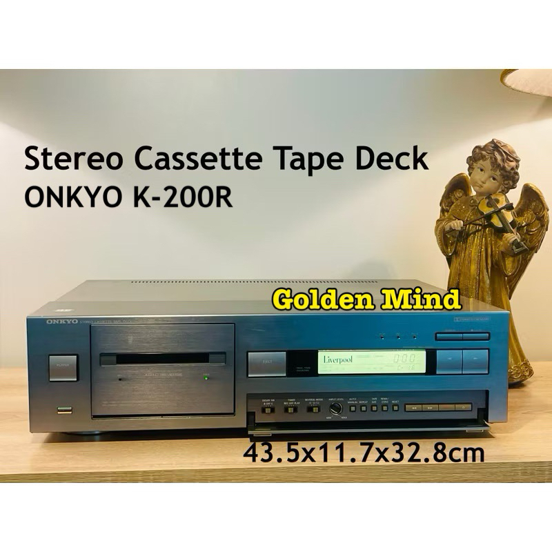 TA-01-011024 ONKYO K-200R เครื่องเล่นเทปมือสองจากประเทศญี่ปุ่น แถมหม้อแปลงไม่มีรีโมท | Shopee ...