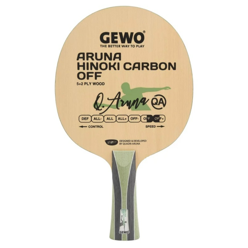 ไม้ปิงปอง Gewo Aruna Hinoki carbon off แท้100%(preorder) | Shopee Thailand