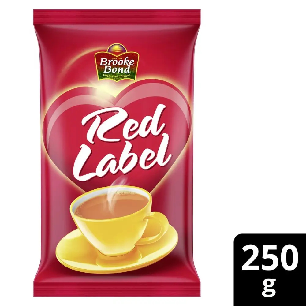 Brook Bond Red Label บรู๊ค บอนด์ เรดเลเบิ้ล ผงชาดำ 250 Gram | Shopee ...