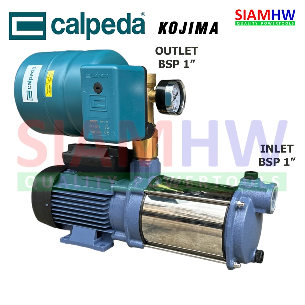 ปั๊มน้ำอัตโนมัติ Head65m แรงดันคงที่ MHEP25-6 PMAT Calpeda 1500w | Shopee Thailand