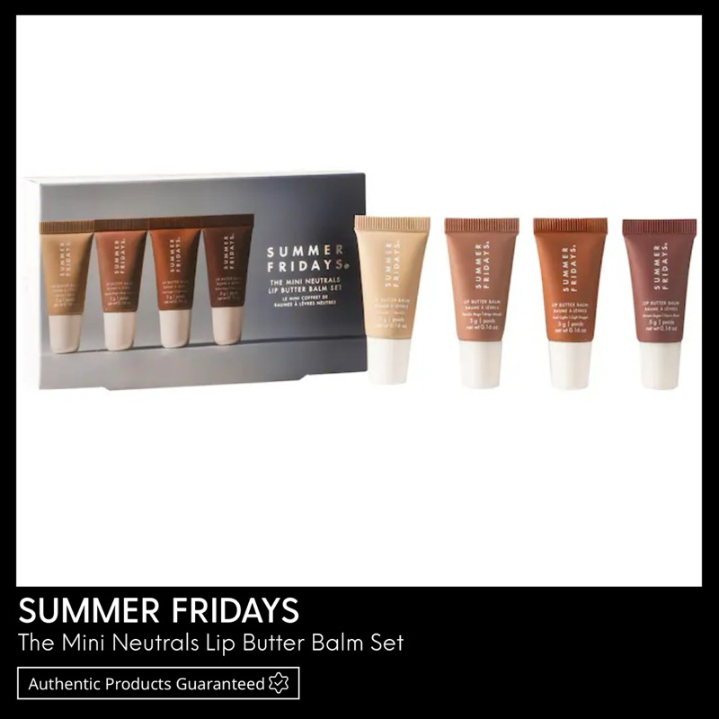SUMMER FRIDAYS The Mini Neutrals Lip Butter Balm Set เซ็ทลิปขนาดมินิ ...