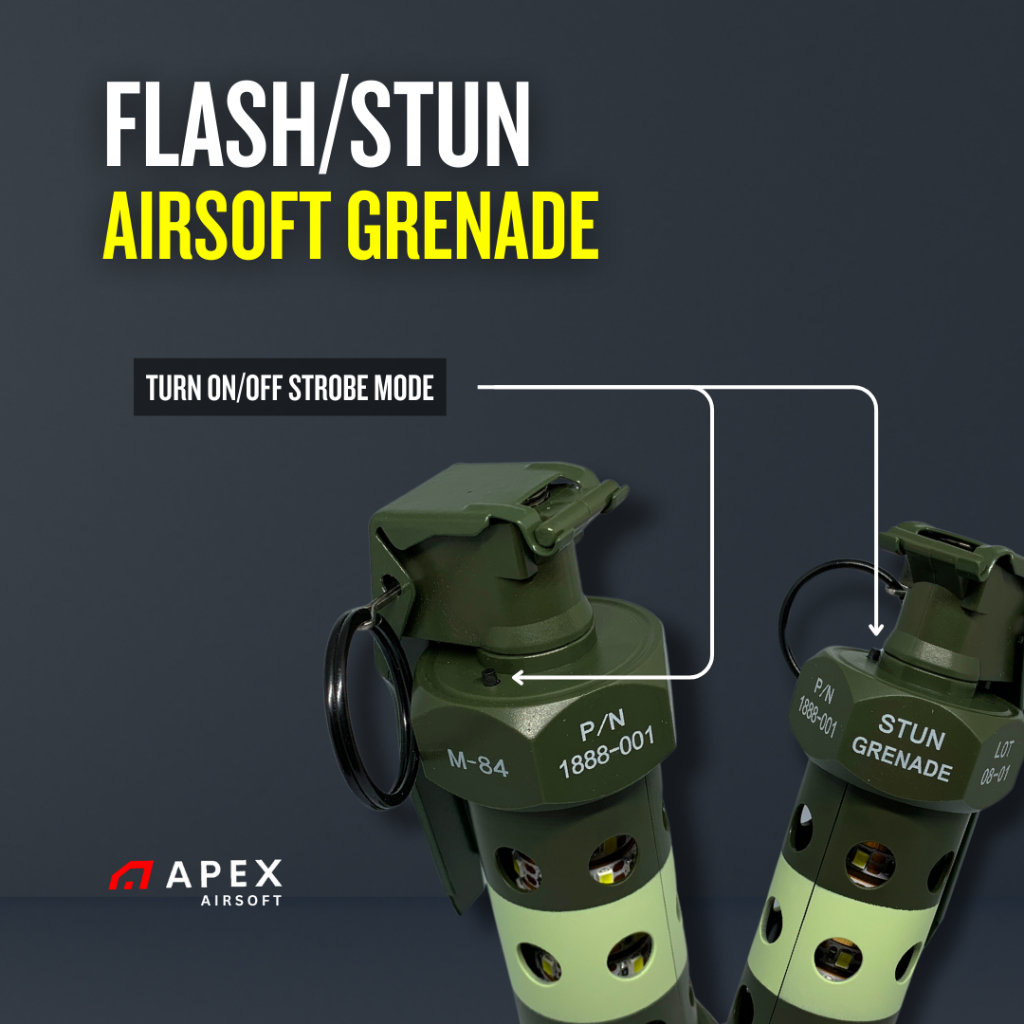 Flash & Stun Prop Toy for Airsoft | ระเบิดแสง | APEX | Shopee Thailand
