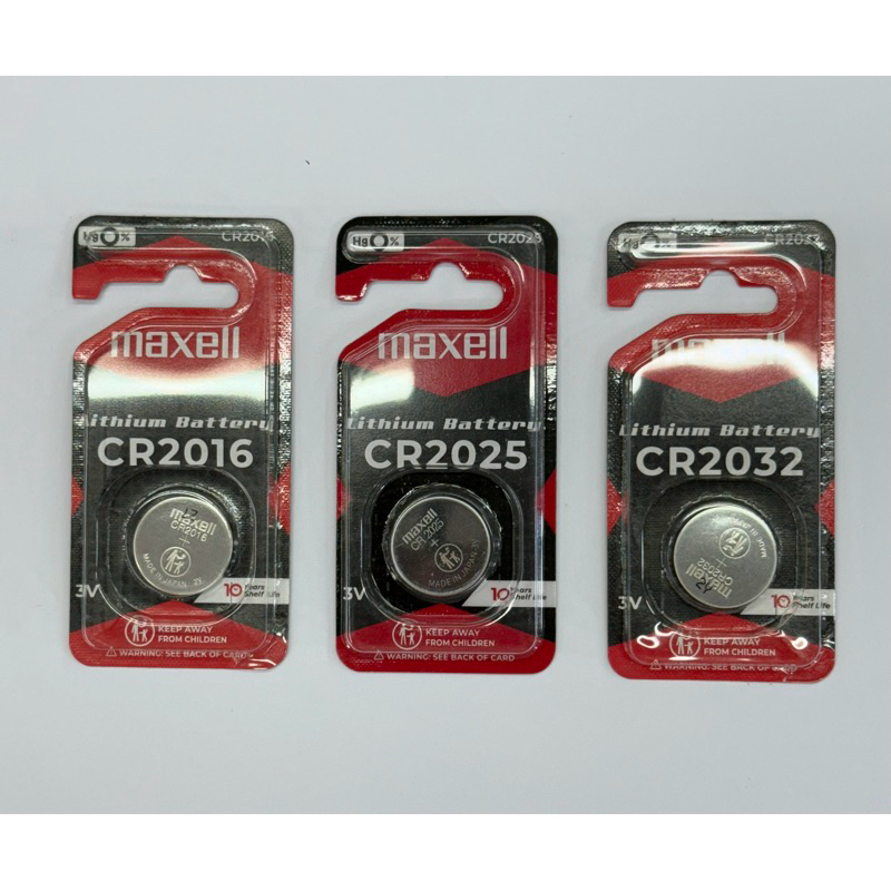 ถ่านMaxell CR2016/CR2025/CR2032 Lithium 3V แพคเดียว(เลือกเบอร์)1ก้อน | Shopee Thailand