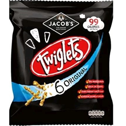 Jacob Twiglets Original Baked Twiglets (6x23g) 138g - จาคอปส์ ขนมอบกรอบ ...
