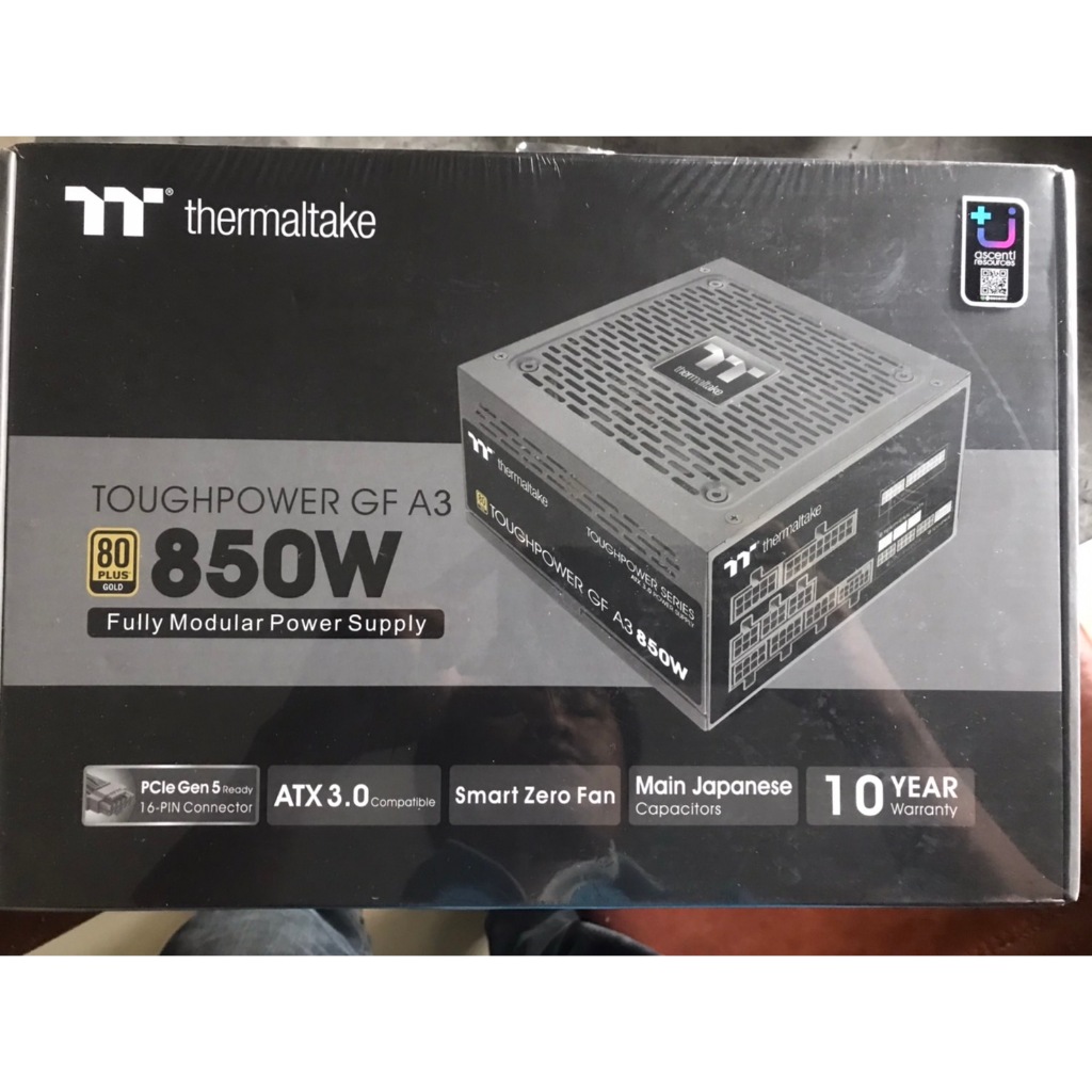 POWER SUPPLY (80+ GOLD) 850W THERMALTAKE TOUGHPOWER GF A3 | Shopee Thailand