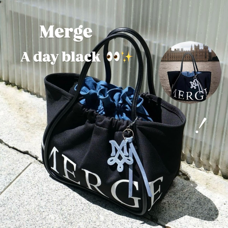 กระเป๋า Merge A Day Bag ! 🐰🖤 New in pack 🌟🎀 ใบใหญ่จุของไดเยอะม้ากกก สาว ...
