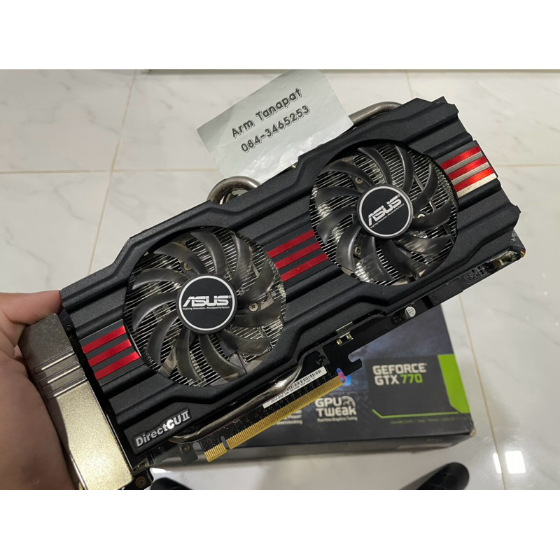 Asus gtx 770 OC 2 GB สภาพสวยกล่องครบ | Shopee Thailand