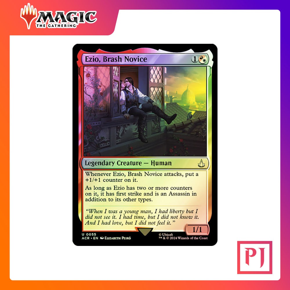 [MTG] Ezio, Brash Novice [ACR] [MULTI] [UNCOM] [FOIL] [ENG] (การ์ดเมจิค ...
